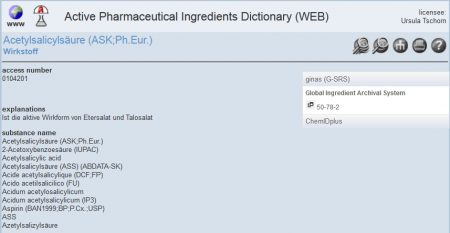 Active Pharmaceutical Ingredients Worldwide Dictionary